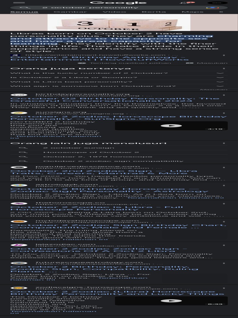 2 October Personality - Penelusuran Google | PDF | Astrological Sign ...