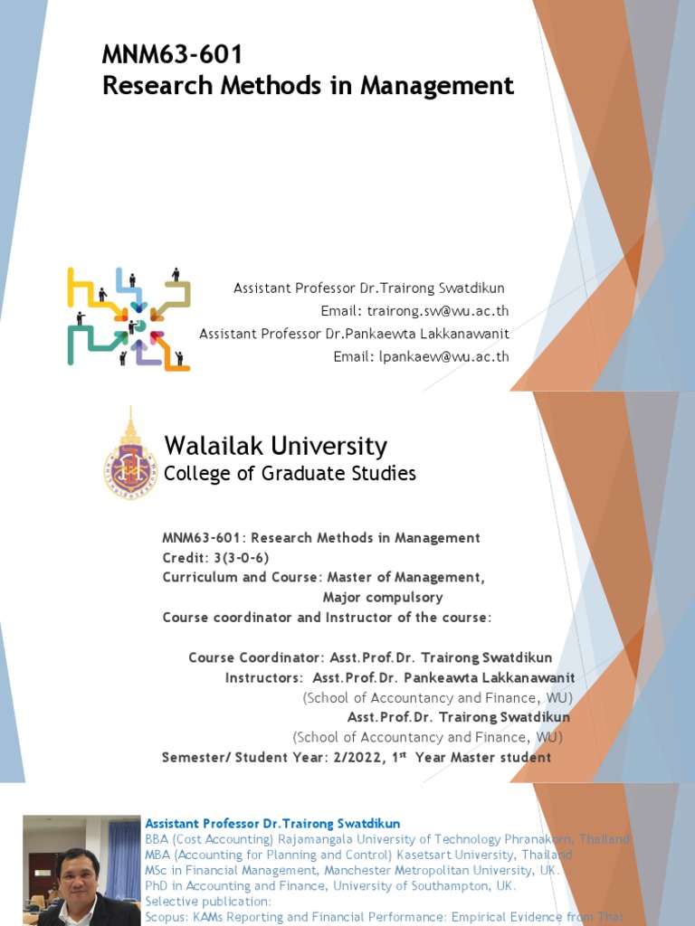 Research Methods in Management - 12 | PDF | Methodology | Qualitative ...