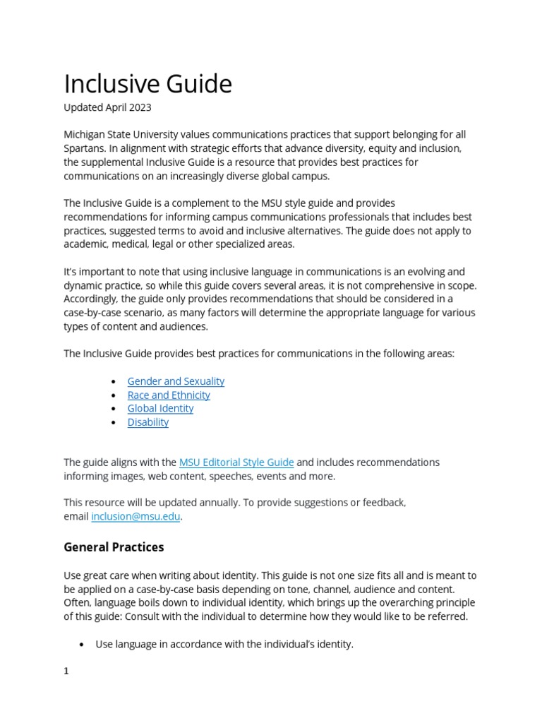 Inclusive Guide 3 | PDF | Lgbt | LGBTQIA+ Studies