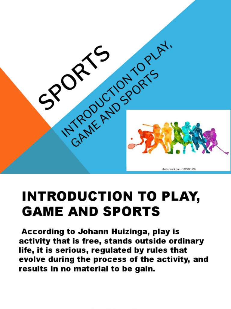 Introduction to Games and Sports | PDF | Sports | Entertainment
