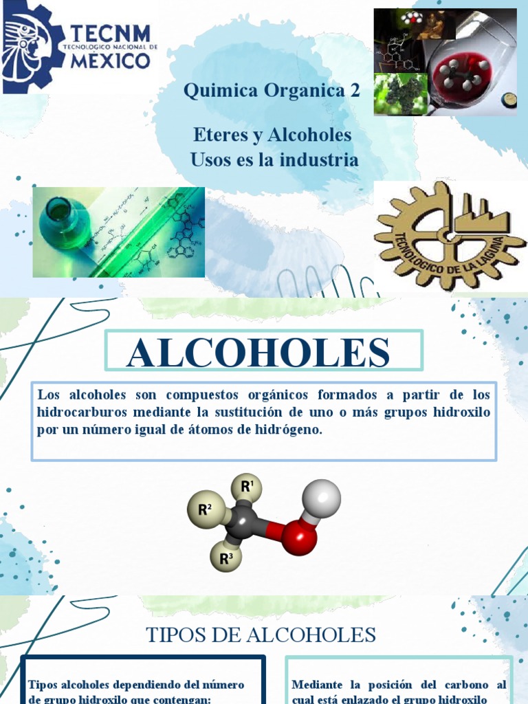 Éteres y Alcoholes | PDF | Peróxido | Etanol