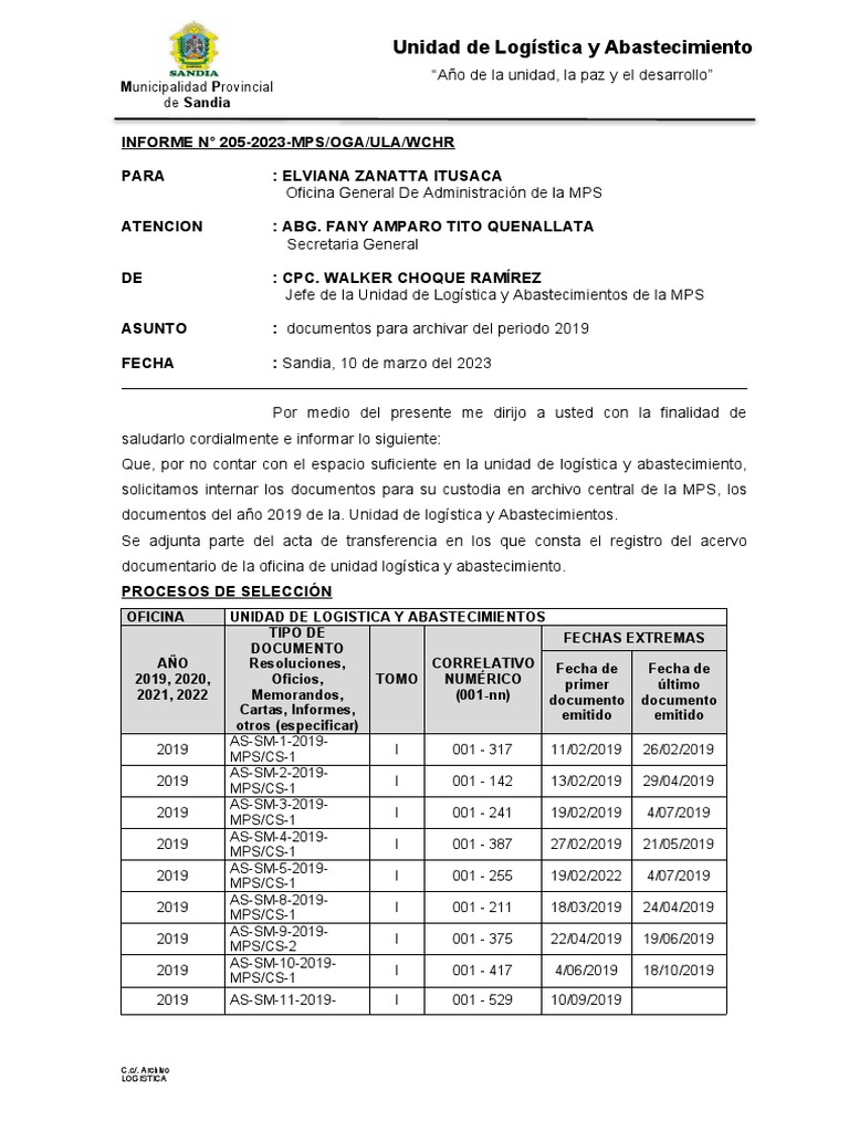Informe de Devolucion de Documento | PDF | Logística | Negocios económicos
