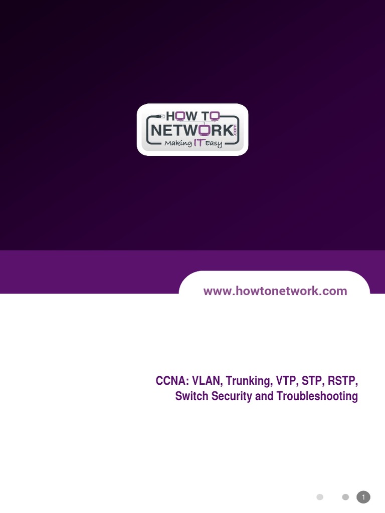 CCNA VLANs and Switch Protocols Guide | PDF | Network Switch | Network ...