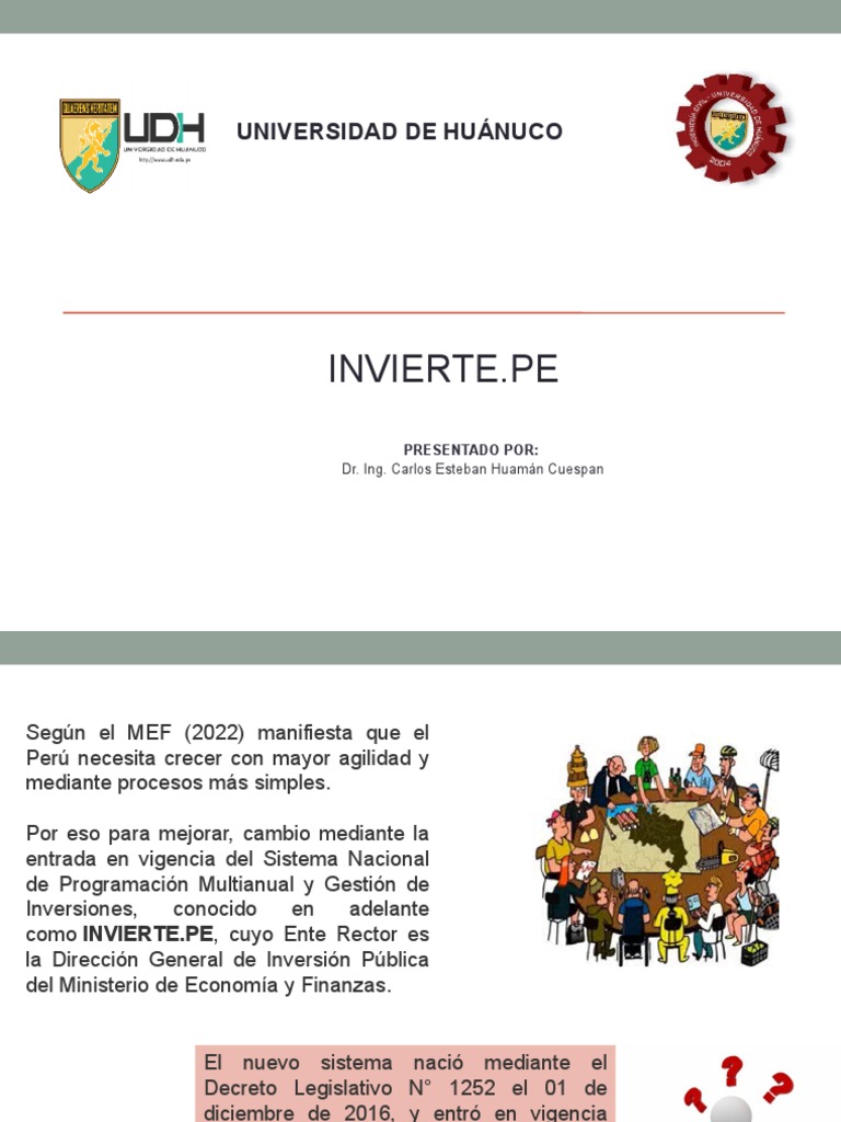 Invierte - Pe | PDF | Infraestructura | Economias