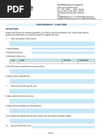 Philippine Crop Insurance Corporation 1 | PDF | Insurance | Food Industry