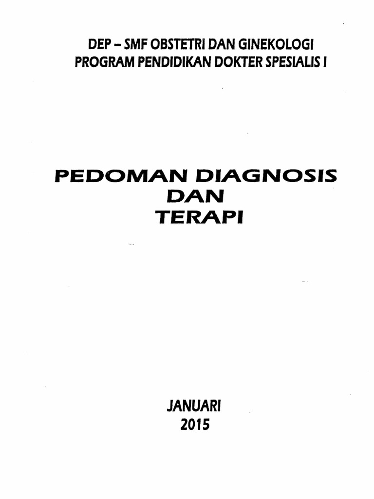 Pedoman Diagnosis Dan Terapi 2015 | PDF