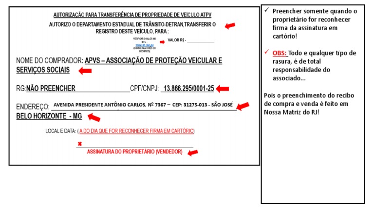 MODELO RECIBO DE COMPRA E VENDA - PREENCHIMENTO - NOVO | PDF