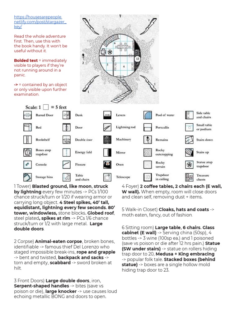 Tower of The Stargazer Key | PDF