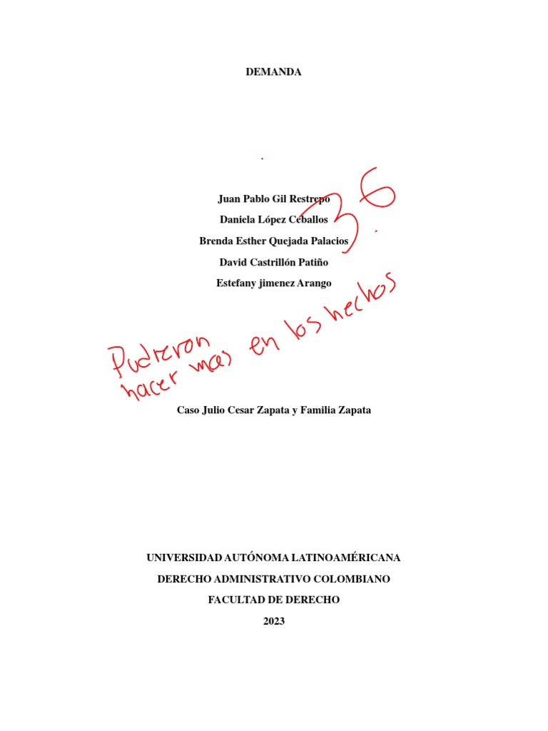 Demanda Accidente de Transi | PDF | Daños y perjuicios | Justicia