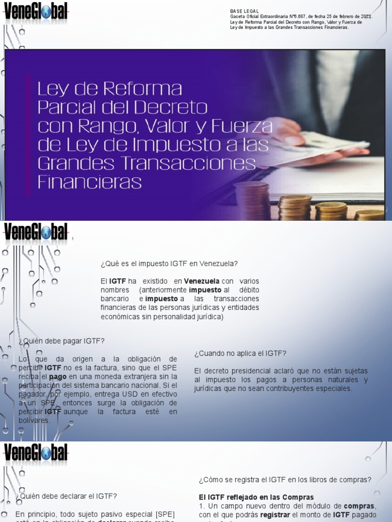 IGTF | PDF | Impuestos | Factura