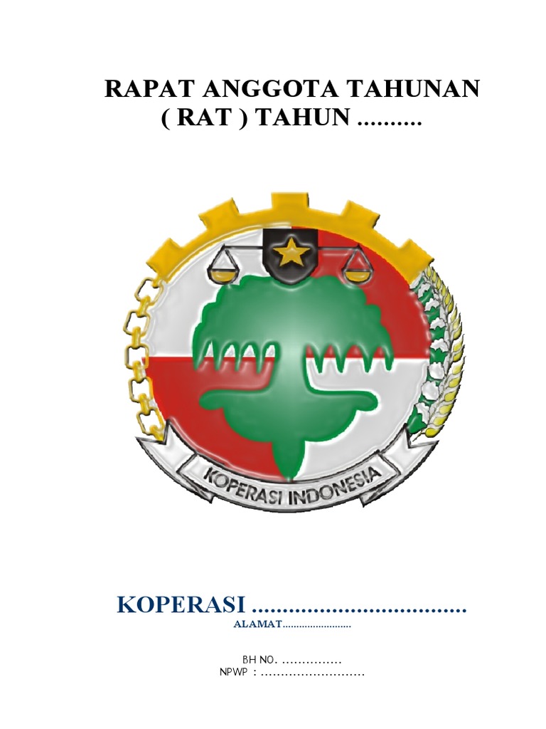 Laporan RAT Koperasi Tahunan | PDF | Karier & Perkembangan