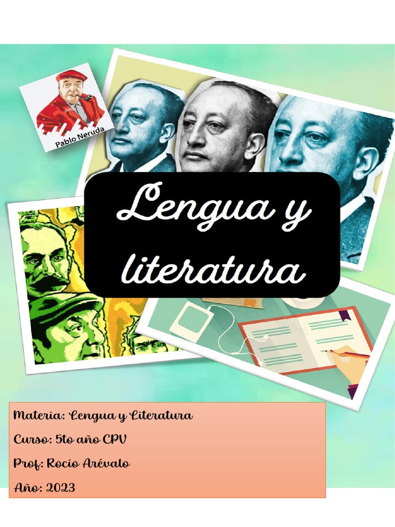Carátula Literatura 5to | PDF