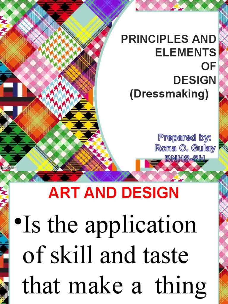Principles of Design in Dressmaking | PDF | Clothing | Color