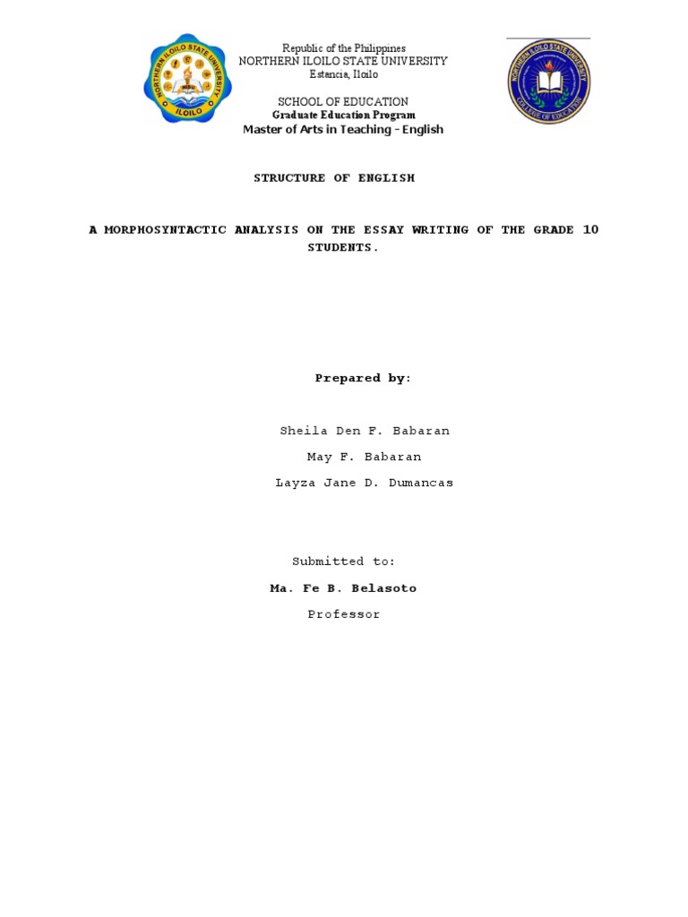 Morphosyntactic Analysis | PDF | Word | Morphology (Linguistics)