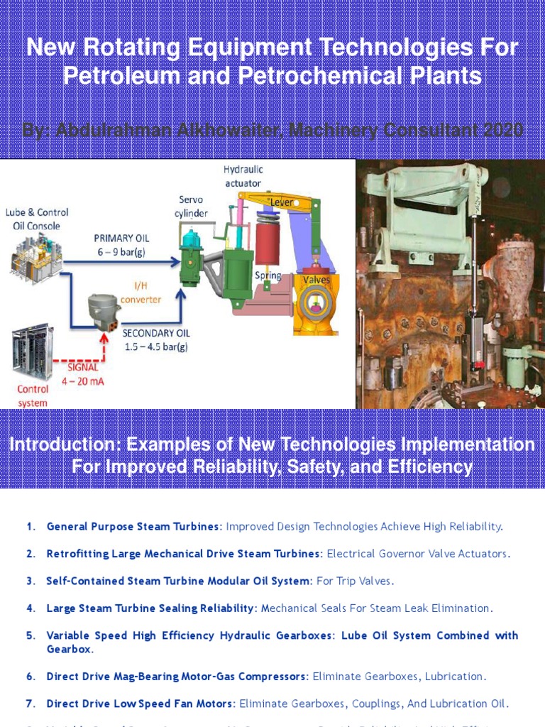PDF Reliability New Technologies For Rotating Equipment 1599820470 ...