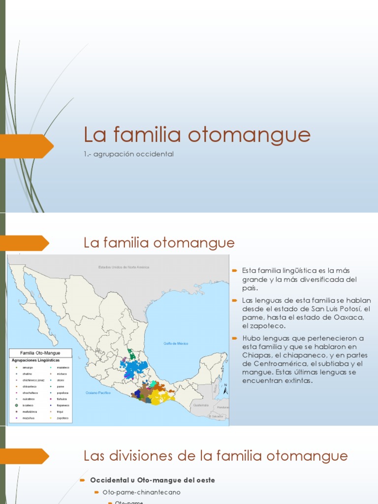 La Familia Otomangue | PDF | Cultura de las Americas | Pueblos ...