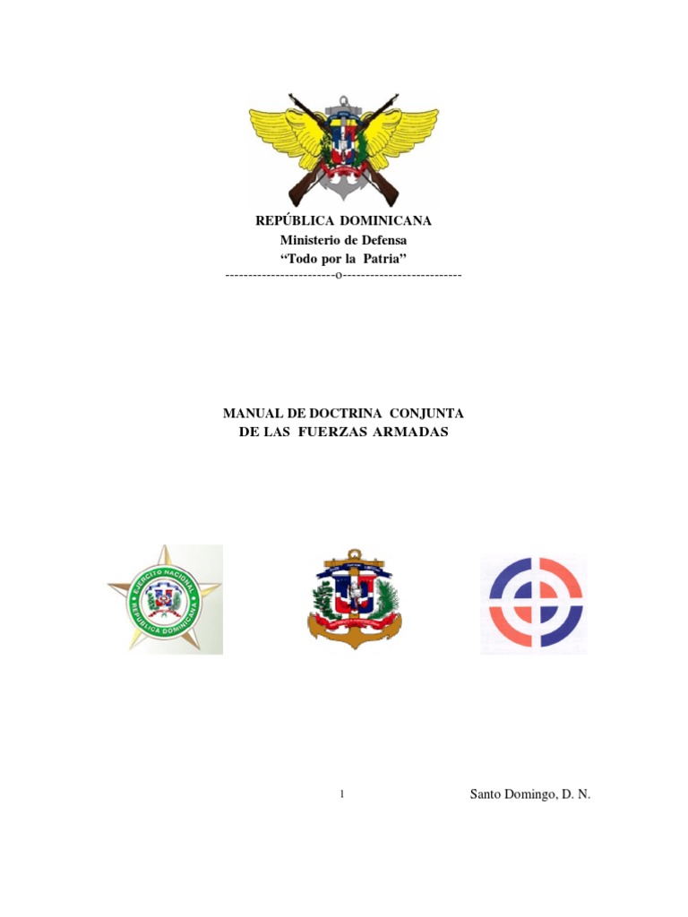 Manual de Doctrina Conjunta. | PDF | Política de defensa | Seguridad ...