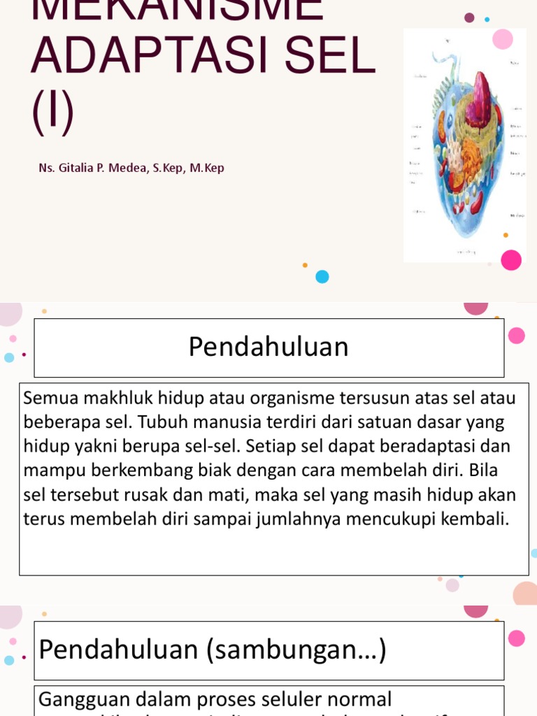 Adaptasi dan Cedera Sel | PDF