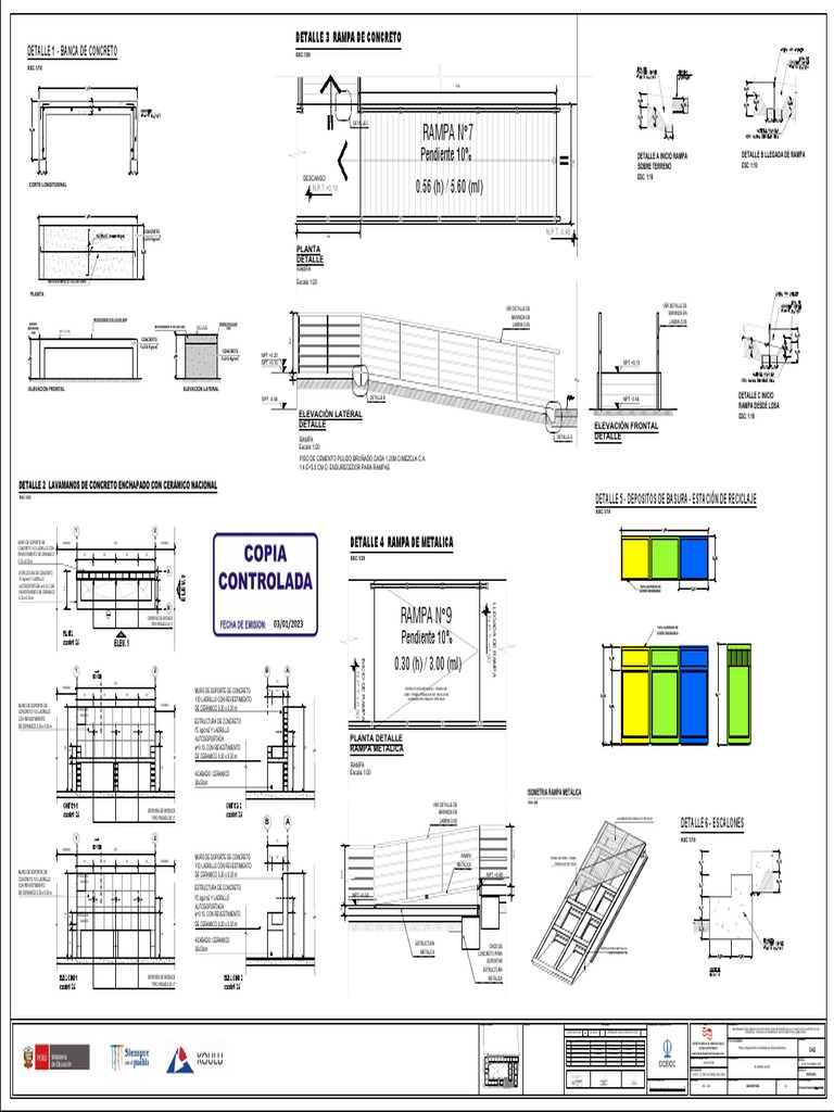 200140-CCC07-032-ZZ-PL-AR-000001 Plano Arquitectónico de Detalles de ...