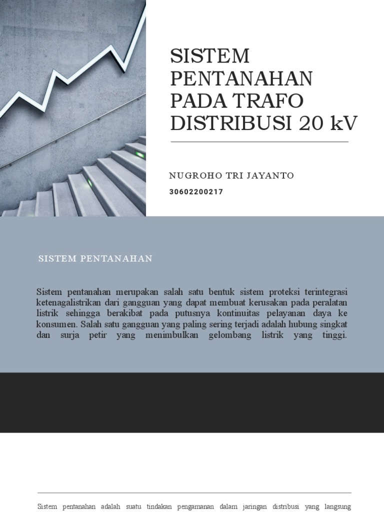 SISTEM PENTANAHAN PADA TRAFO DISTRIBUSI 20 KV KC 01 PENYULANG WIJAYA ...