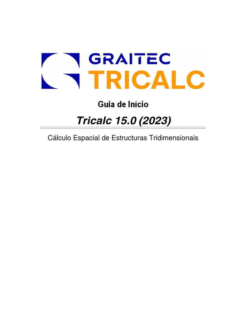Guia de Início TG1500P TRICALC 2023 | PDF | Janela (informática ...
