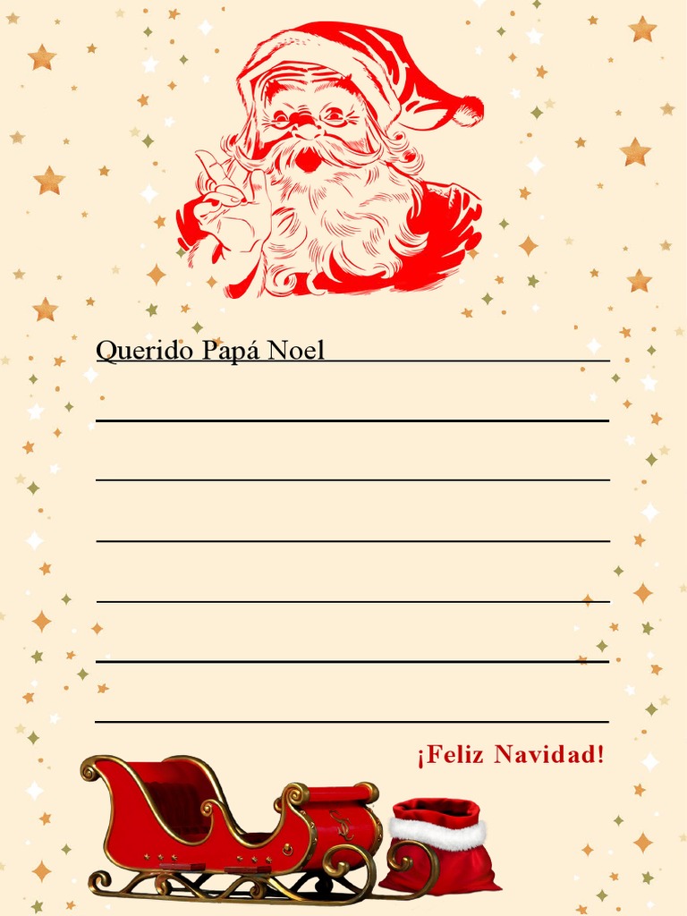 Modelo-Carta-Papa-Noel-Word OK | PDF