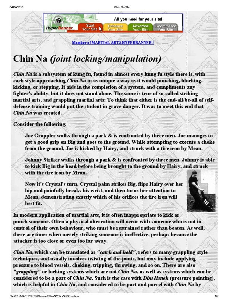 Chin Na Shu | PDF | Grappling | Chinese Martial Arts