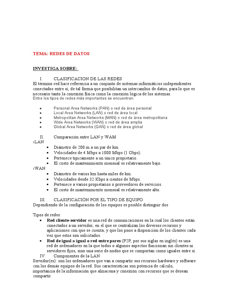 Trabajo Practico Redes | PDF | Red de computadoras | Topología de la red