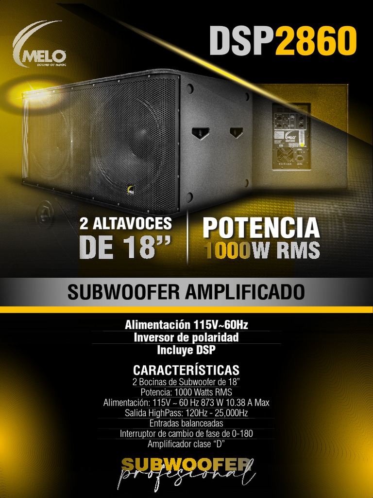 DSP 2860 Ficha Técnica | PDF