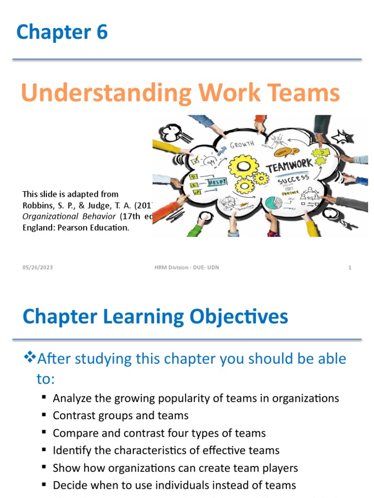 Understanding Work Teams | PDF | Leadership | Human Resource Management