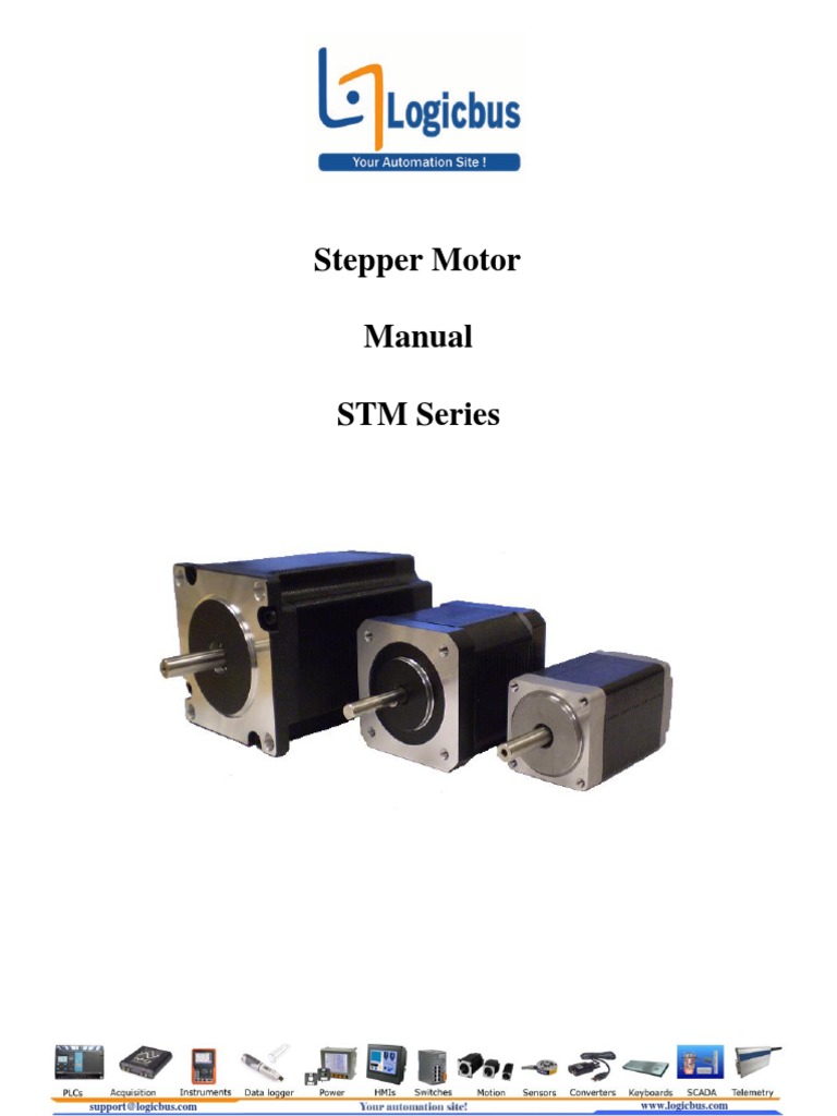 Stepper Motor Manual | PDF | Electric Motor | Electrical Connector Stepper Motor Manual | PDF | Electric Motor | Electrical Connector
