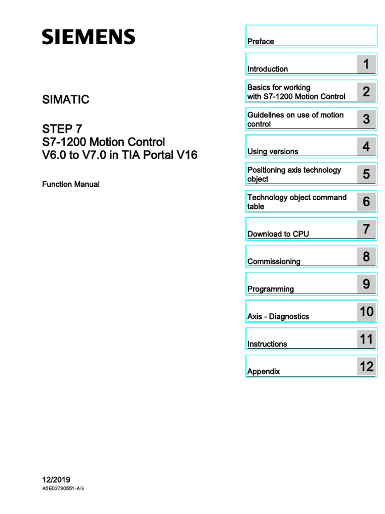 s71200 Motion Control Function Manual en-US en-US | PDF | Input/Output ...