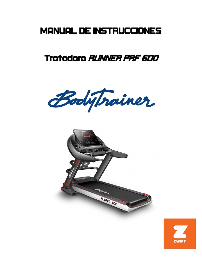 Manual de Instrucciones Trotadora RUNNER 600 | PDF | Rueda de andar ...