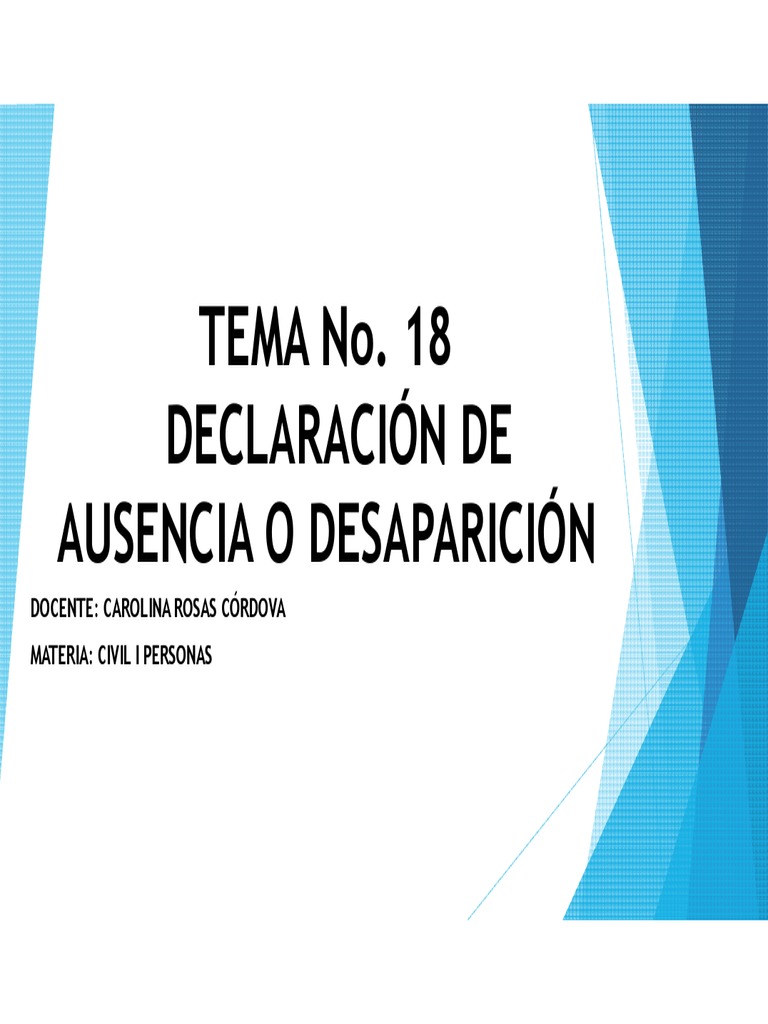 Diapositivas TEMA No 18 | PDF