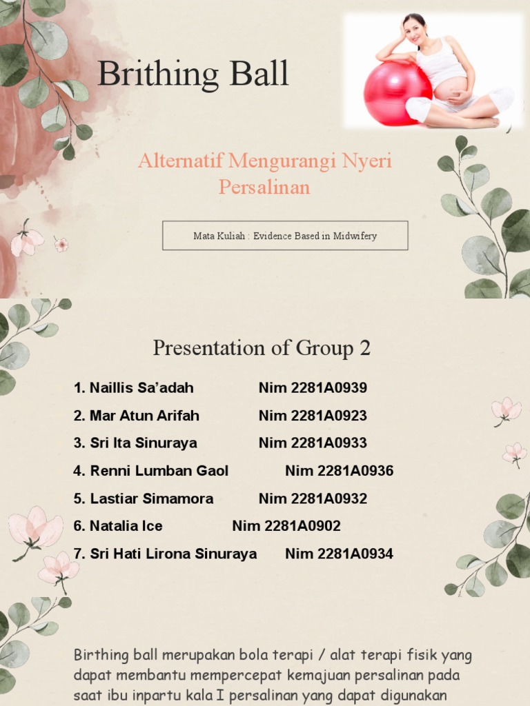 Kelompok 2 Birthing Ball | PDF