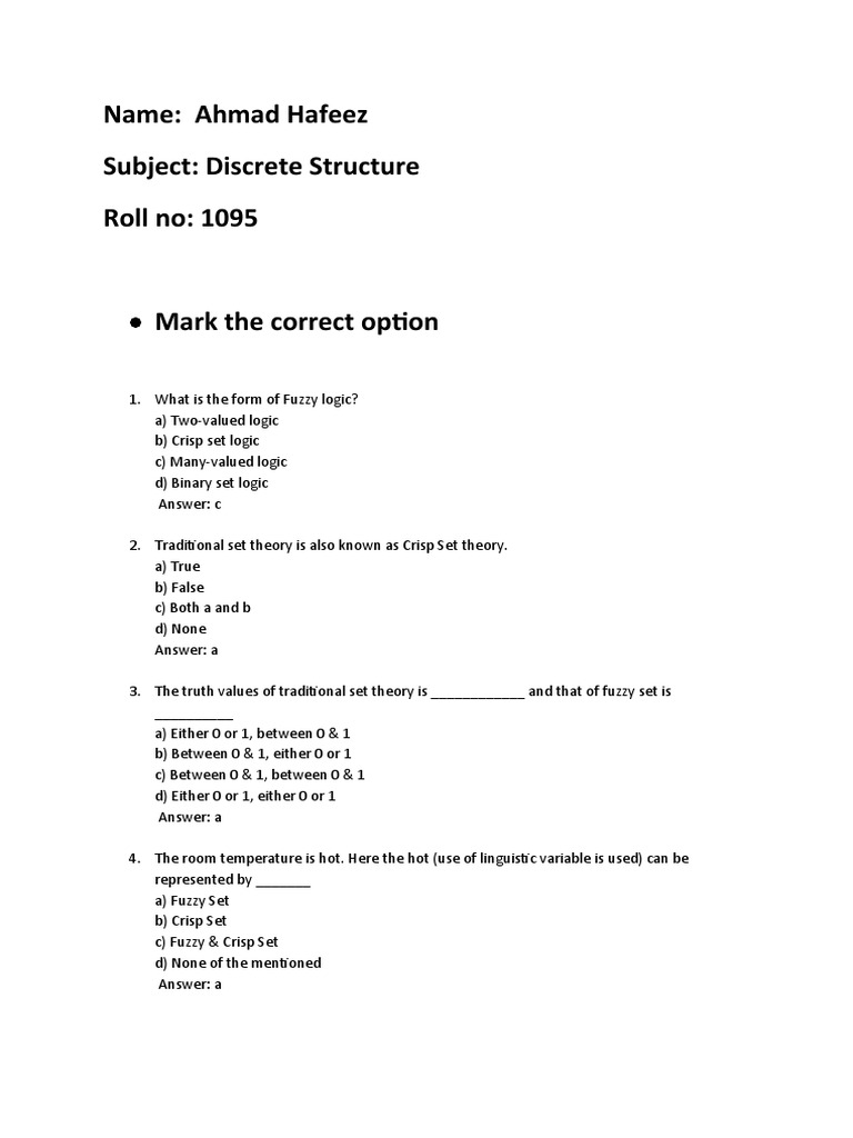 Ahmad Mcqs | PDF | Teaching Methods & Materials | Computers