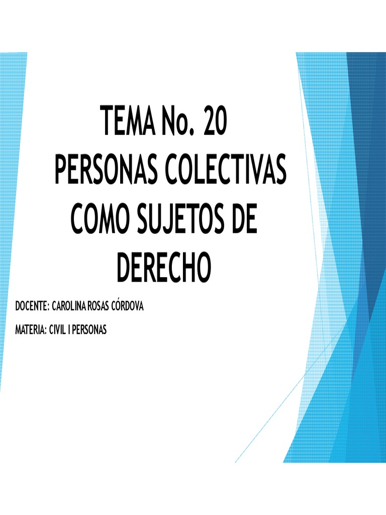 Diapositivas TEMA No 20 | PDF