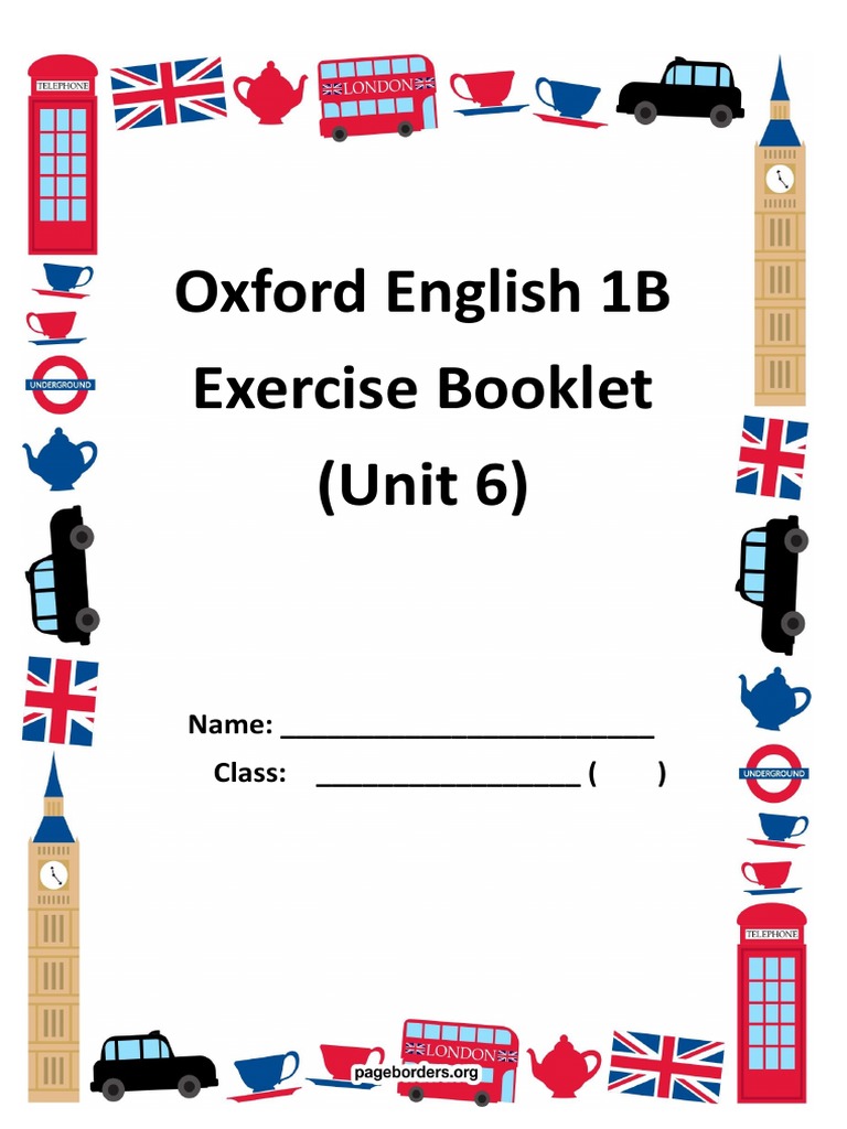 Oxford English 1B Exercise Booklet | PDF | Limerick (Poetry) | Syllable