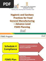 FSSAI-Compliant FSMS Plan Overview | PDF | Food Safety | Safety