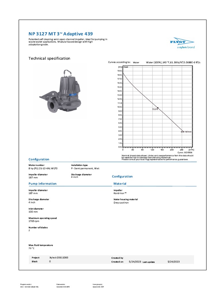 NP 3127 MT 3 Adaptive 439 | PDF | Electric Motor | Physical Quantities