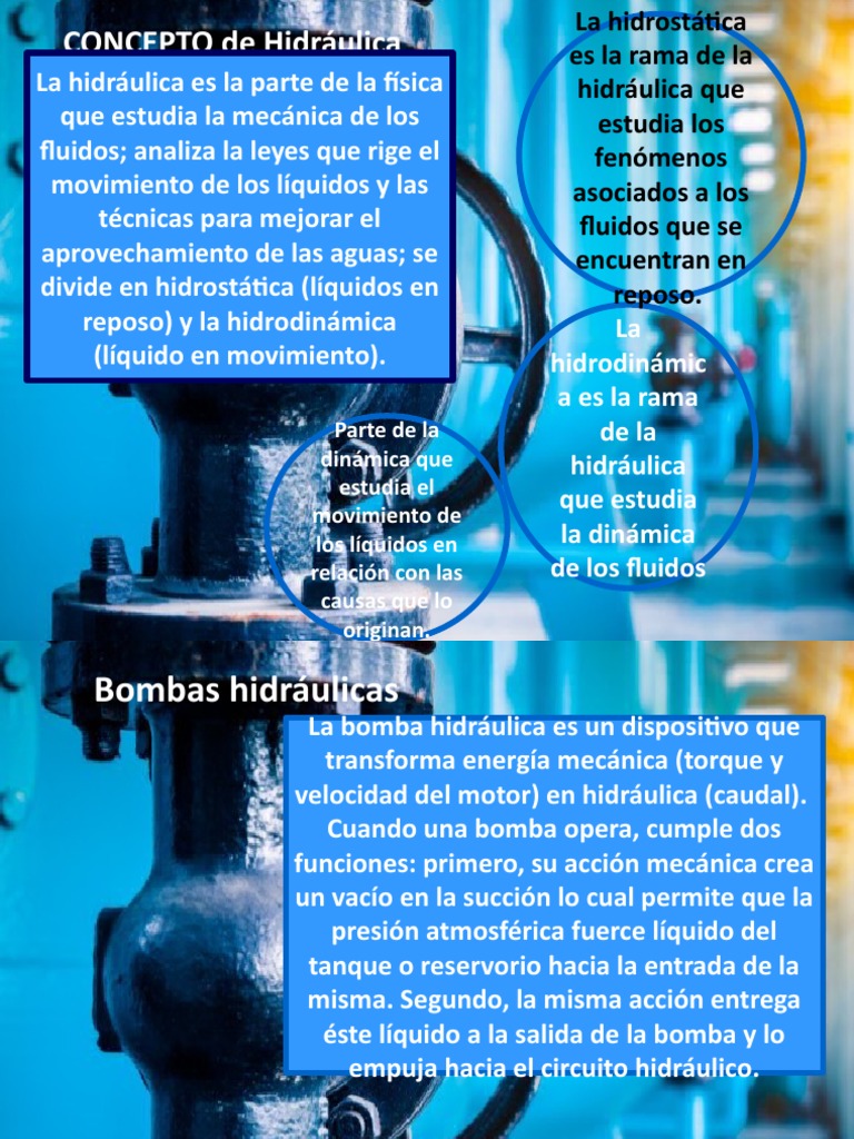Tipos y Funciones de Bombas Hidráulicas | PDF | Bomba | Líquidos
