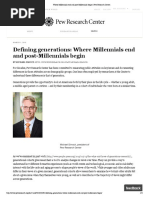 Defining Millennial and Gen Z Boundaries | PDF | Millennials | Baby Boomers