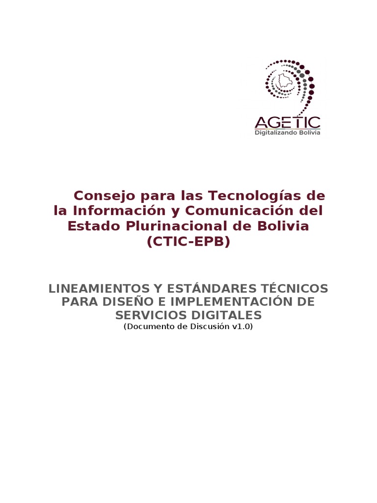 Documento Final Servicios Digitales 388 | PDF | Gobierno E | Bolivia