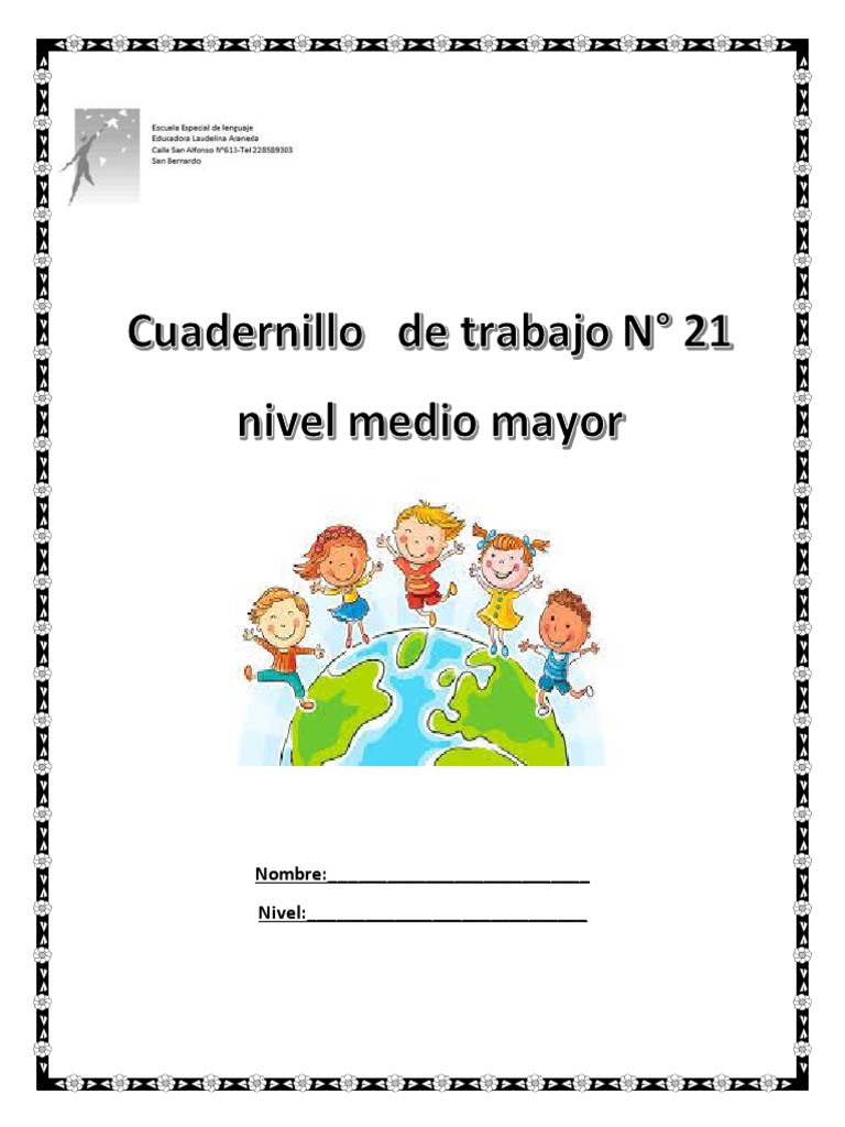 Cuadernillo 21 Desde El 19 Al 30 de OCTUBRE MEDIO MAYOR | PDF | Aprendizaje | Verbo