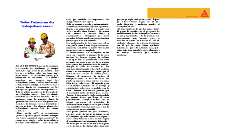 Todos Fuimos Trabajador Nuevo | PDF