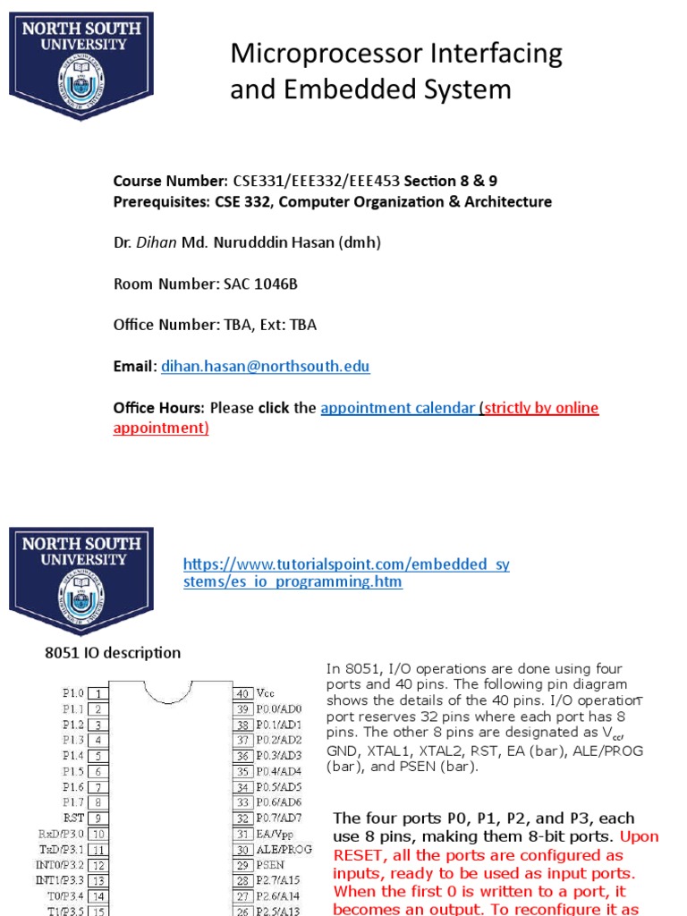 Lecture 12 8051 Timer Programing V2 Pdf Microcontroller 3748