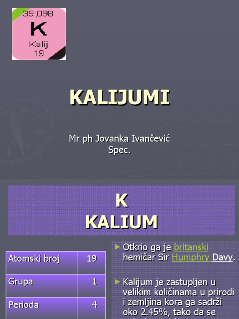 1 Kalijum | PDF