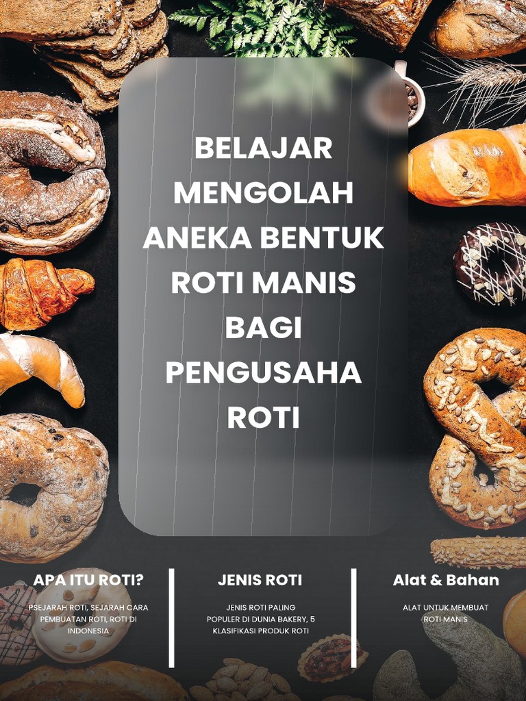 E-Book - Roti Manis | PDF | Memasak, Makanan, & Anggur