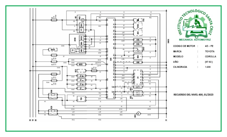 DIAGRAMA MOTOR 4E | PDF