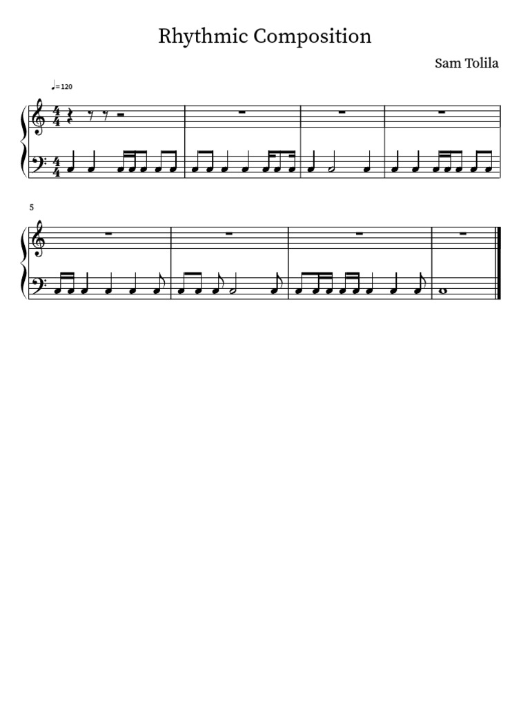 Rhythmic Composition | PDF